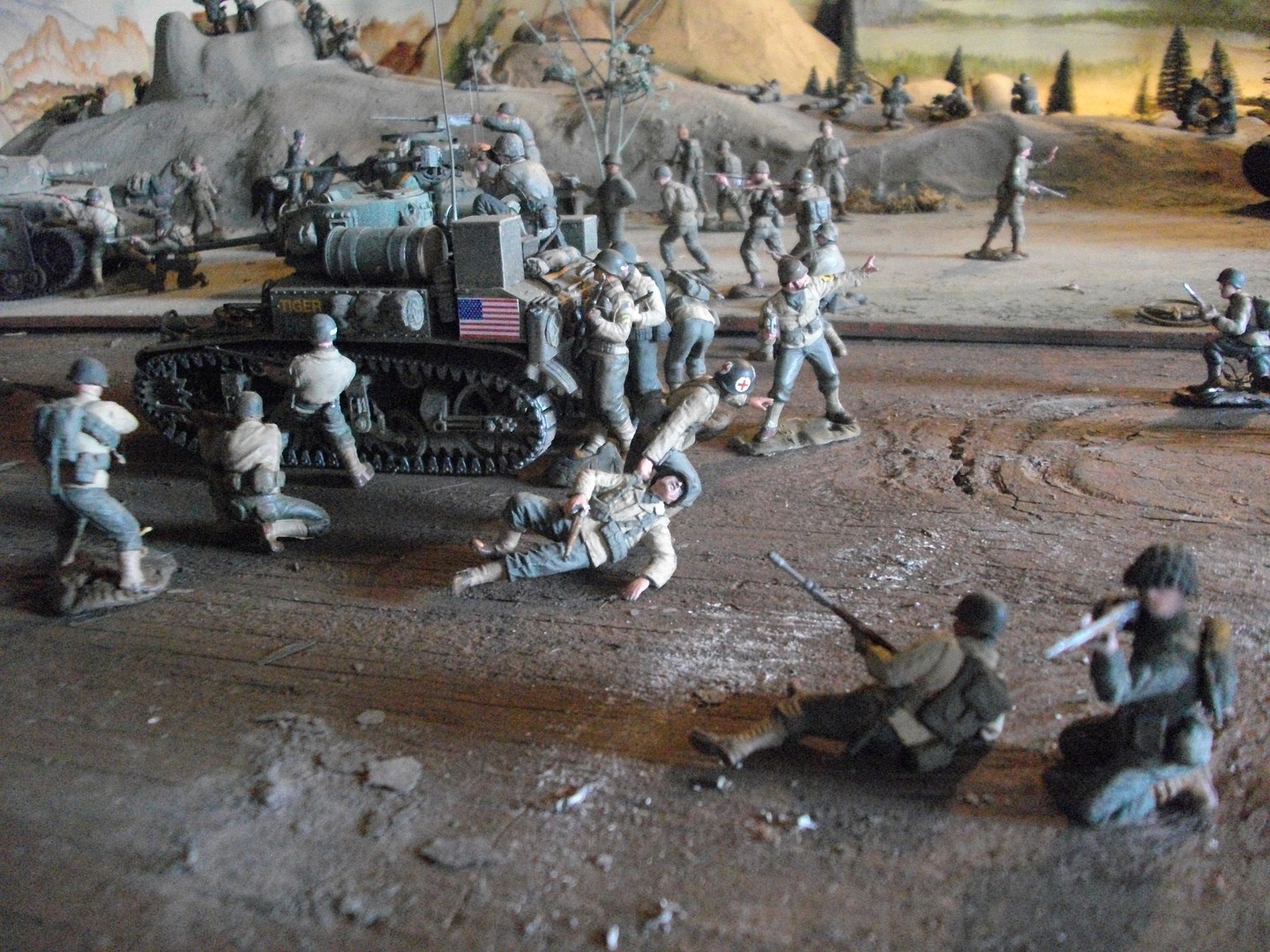 US Infantry July 1944 (4) -- Plastic Model Military Figure -- 1/35 ...