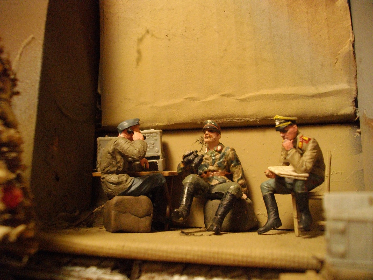 WWII Rommel & German Tank Crew DAK (6) -- Plastic Model Military Figure ...