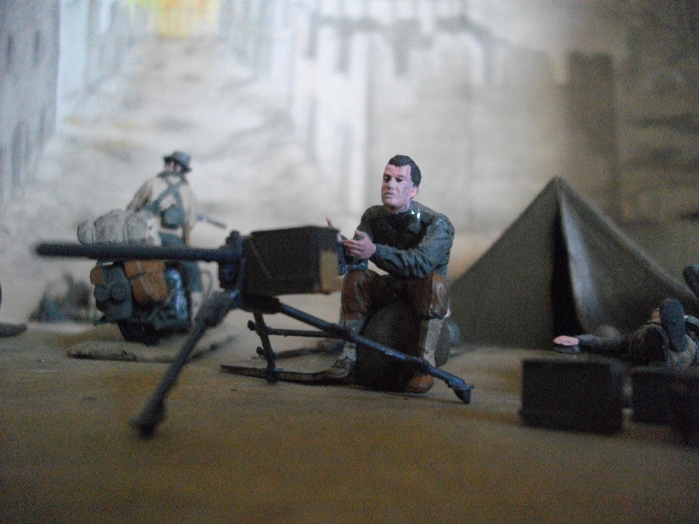 WWII US Machine Gun Set (Replaces #1384) -- Plastic Model Military ...