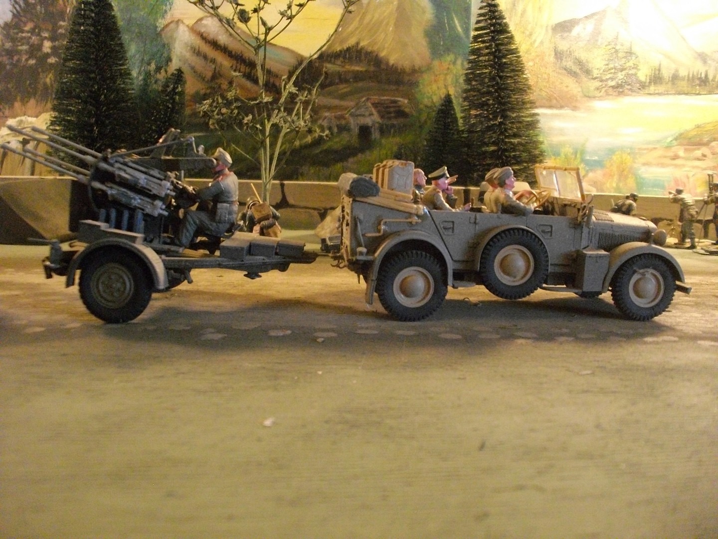 German Horch Kfz15 Vehicle -- Plastic Model Military Vehicle Kit -- 1/ ...