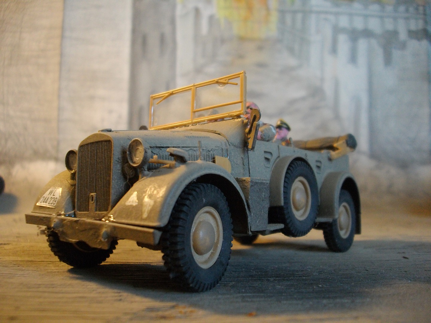 German Horch Kfz15 Vehicle -- Plastic Model Military Vehicle Kit -- 1/ ...
