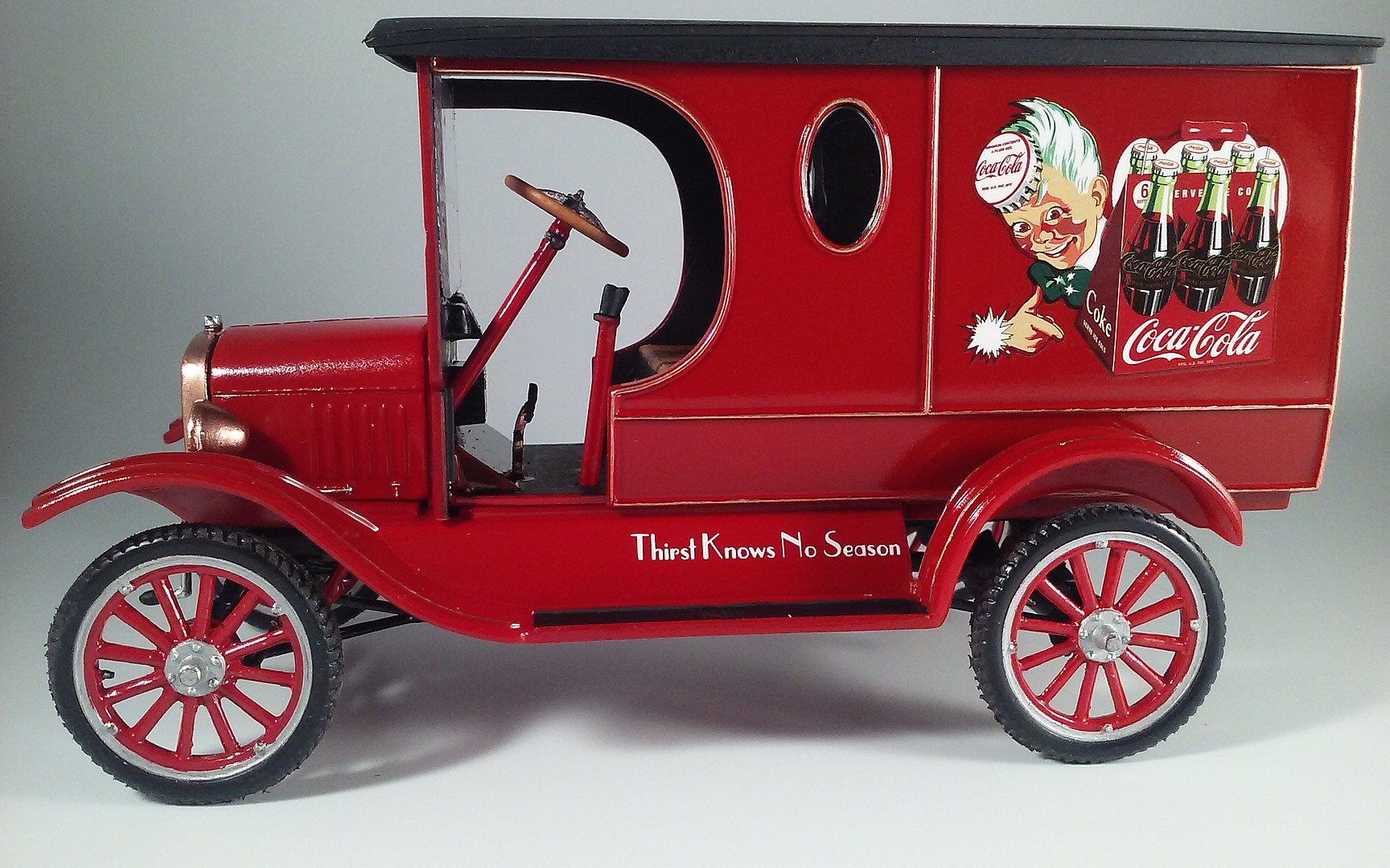 Coca Cola 1923 Ford Model T Delivery -- Plastic Model Car Kit -- 1/25 ...