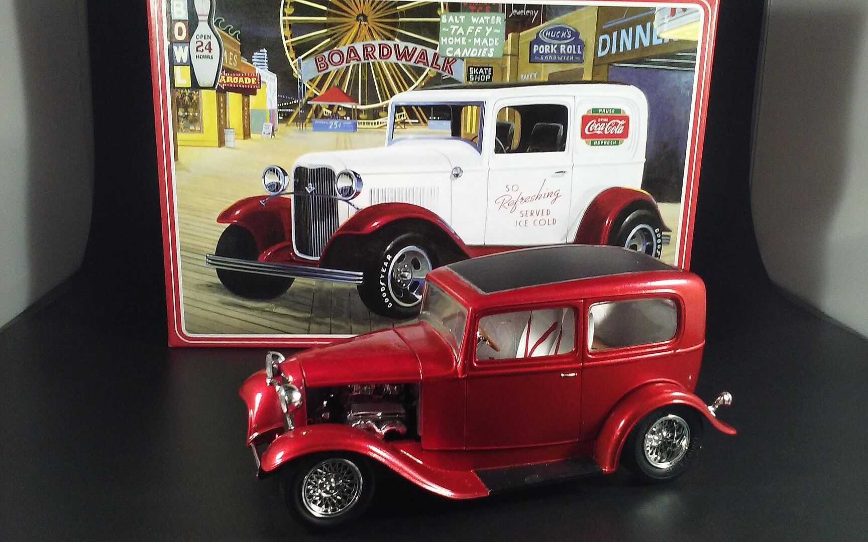 1932 Ford Sedan Delivery Truck, Coca-Cola -- Plastic Model Car Vehicle ...