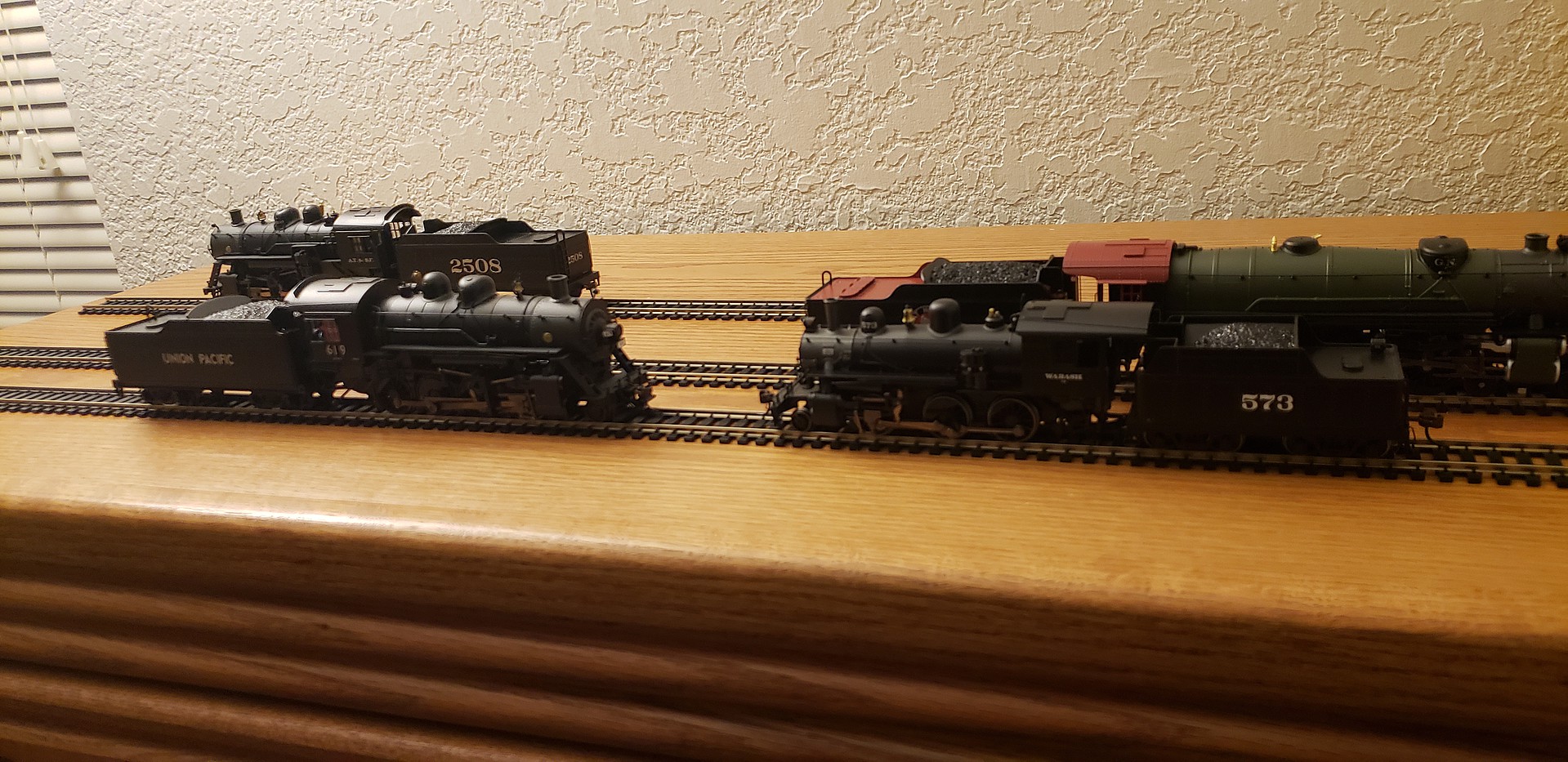 Alco 2-6-0 Wabash #573 -- HO Scale Model Train Steam Locomotive ...