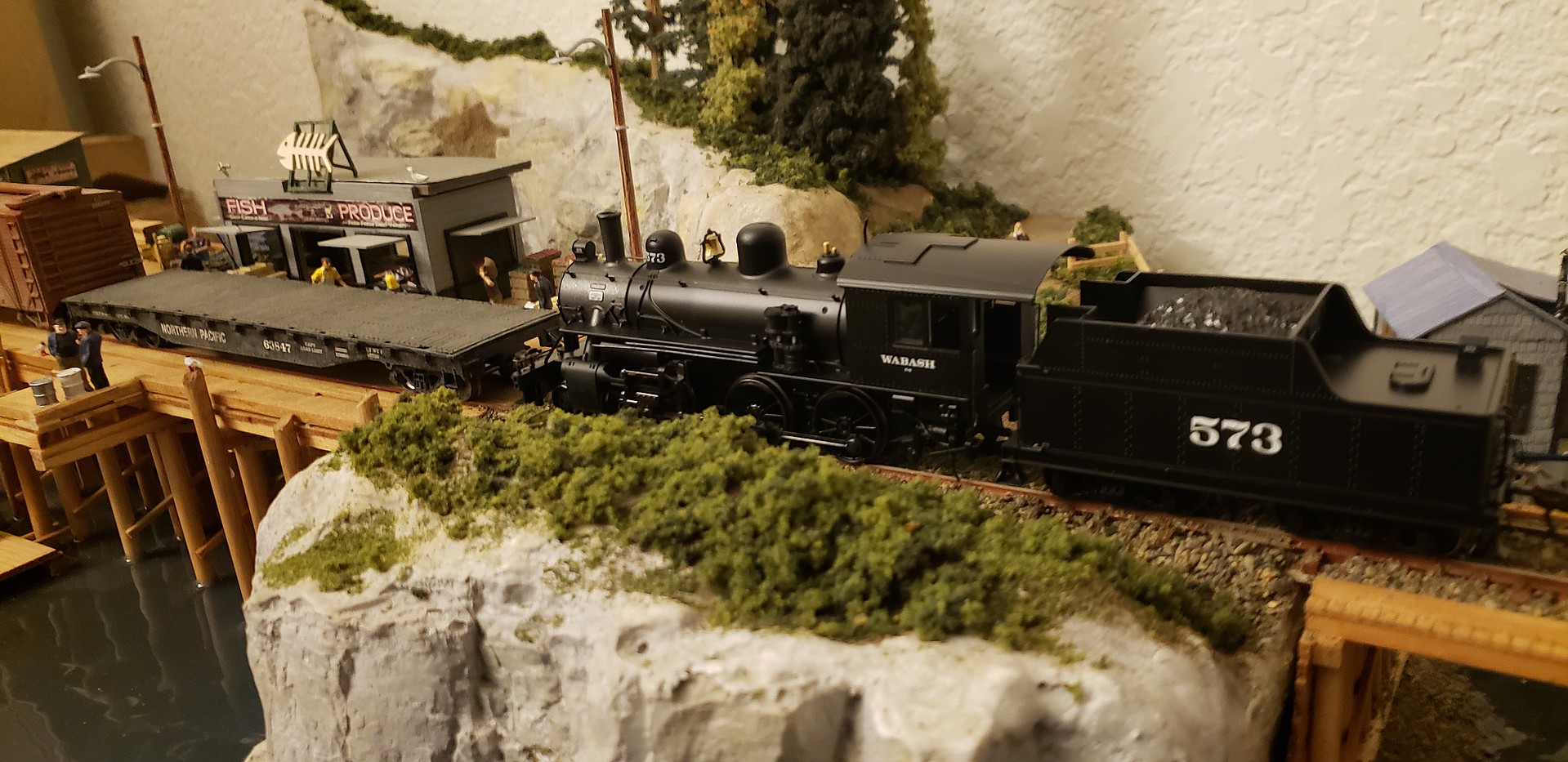 Alco 2-6-0 Wabash #573 -- HO Scale Model Train Steam Locomotive ...