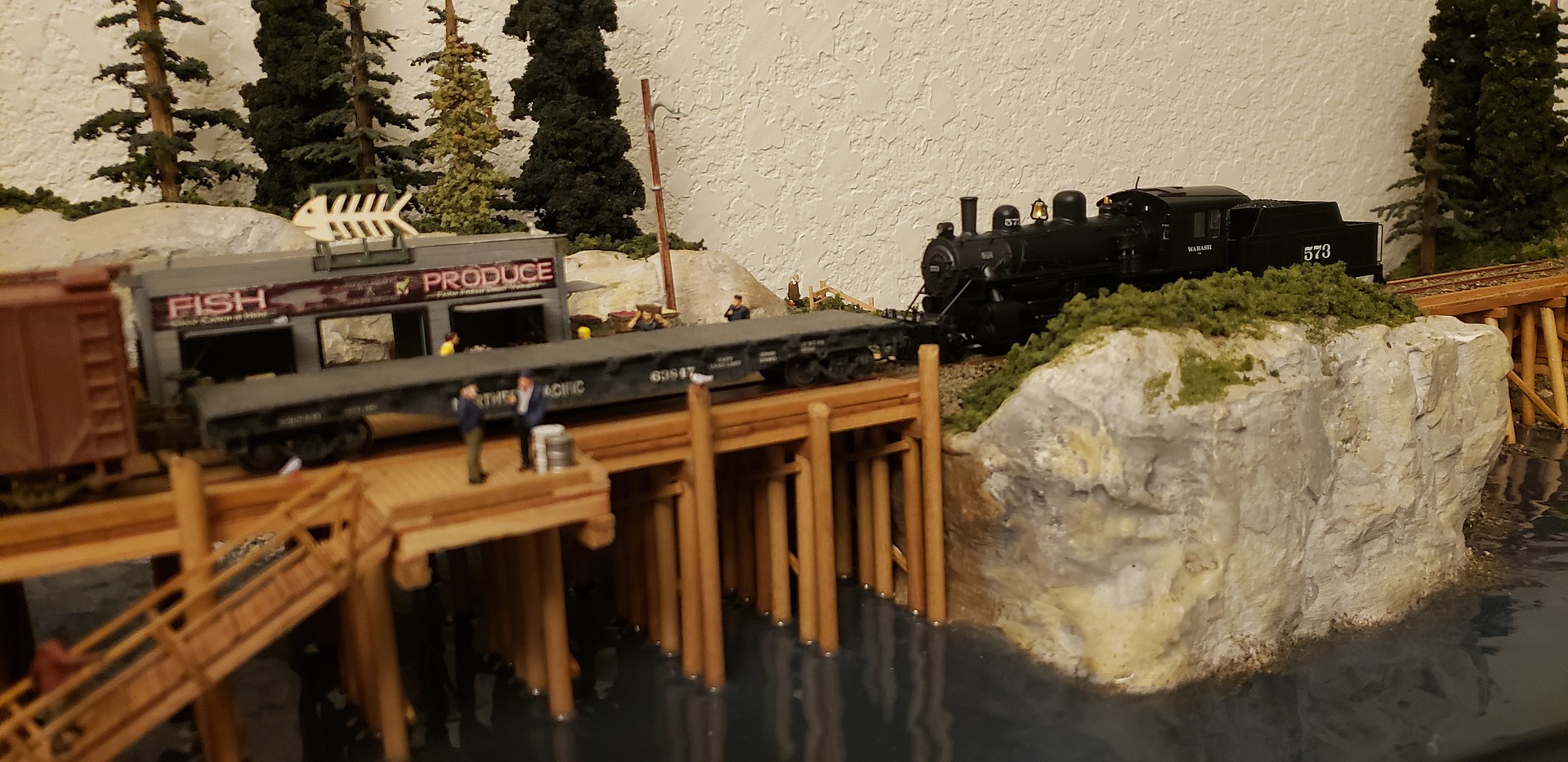 Alco 2-6-0 Wabash #573 -- HO Scale Model Train Steam Locomotive ...