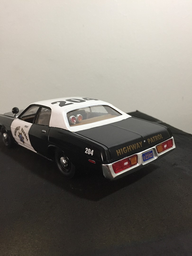 '78 Dodge Monaco CHP Police -- Plastic Model Car Vehicle Kit -- 1/25 ...