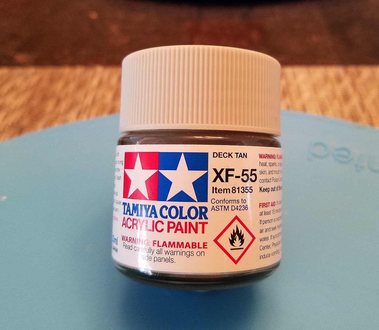Acrylic XF55 Deck Tan 3/4 oz -- Hobby and Model Acrylic Paint -- #81355 ...