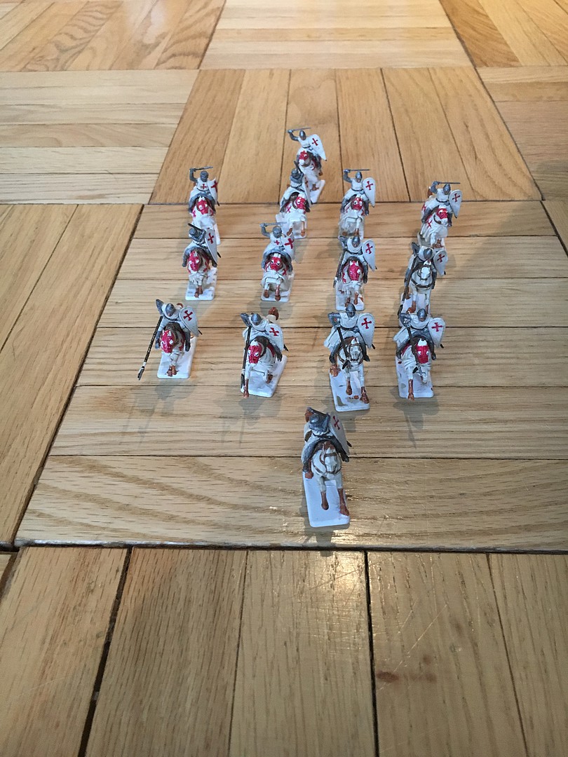 Medieval Era Templar Knights -- Plastic Model Military Figure Kit -- 1/ ...