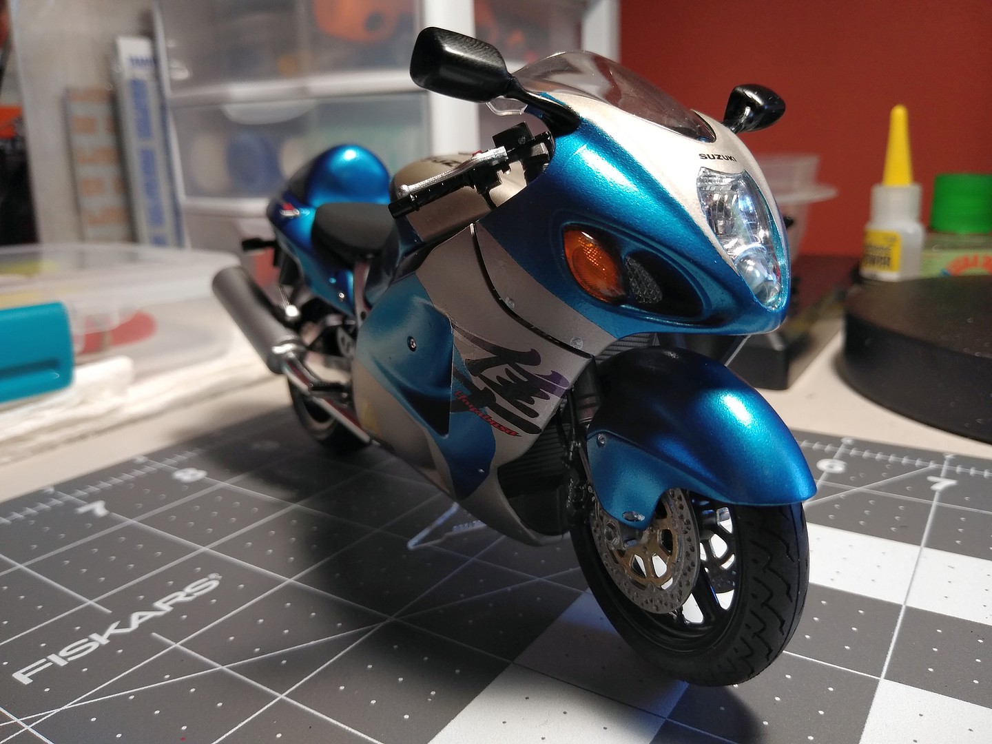 Gallery Pictures Tamiya Suzuki GSX 1300R Hayabusa Bike Plastic Model ...