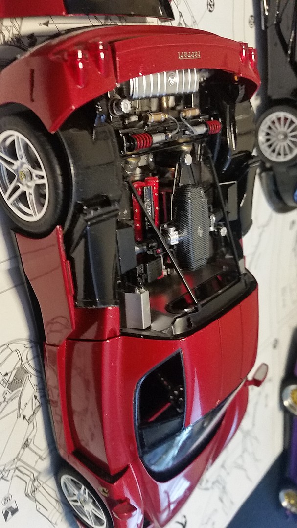 Gallery Pictures Tamiya Enzo Ferrari Red Version Sportscar Plastic ...