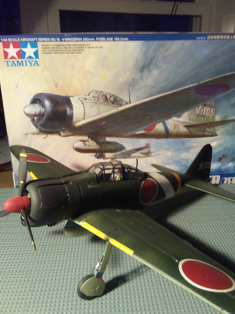 A6M2 Type 21 Zero Fighter -- Plastic Model Airplane Kit -- 1/48 Scale ...