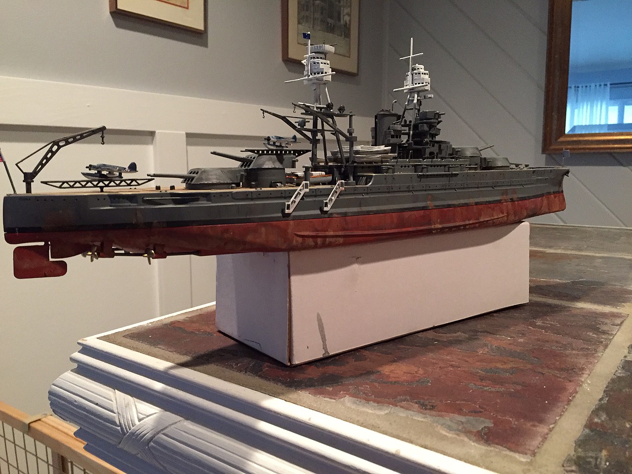 USS Arizona BB-39 -- Plastic Model Military Ship Kit -- 1/350 Scale ...