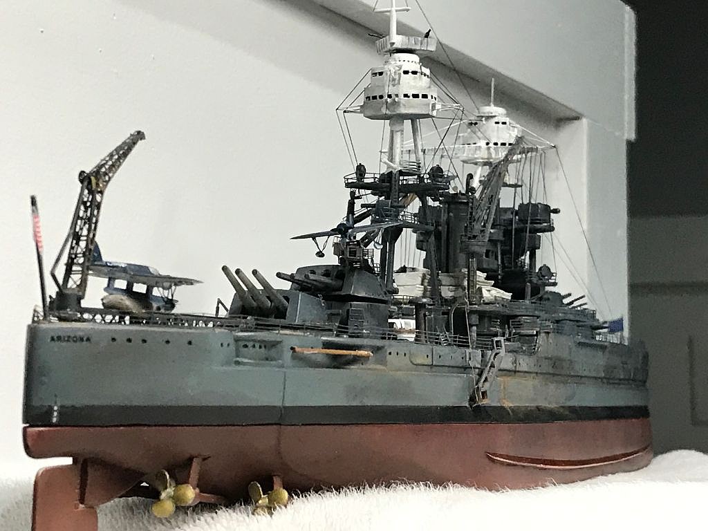 USS Arizona BB-39 -- Plastic Model Military Ship Kit -- 1/350 Scale ...