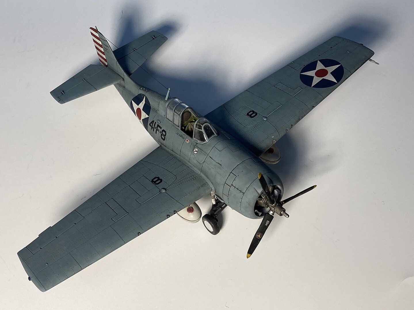 Grumman F4F-4 Wildcat Fighter Aircraft -- Plastic Model Airplane Kit -- 1/48 Scale -- #61034 ...