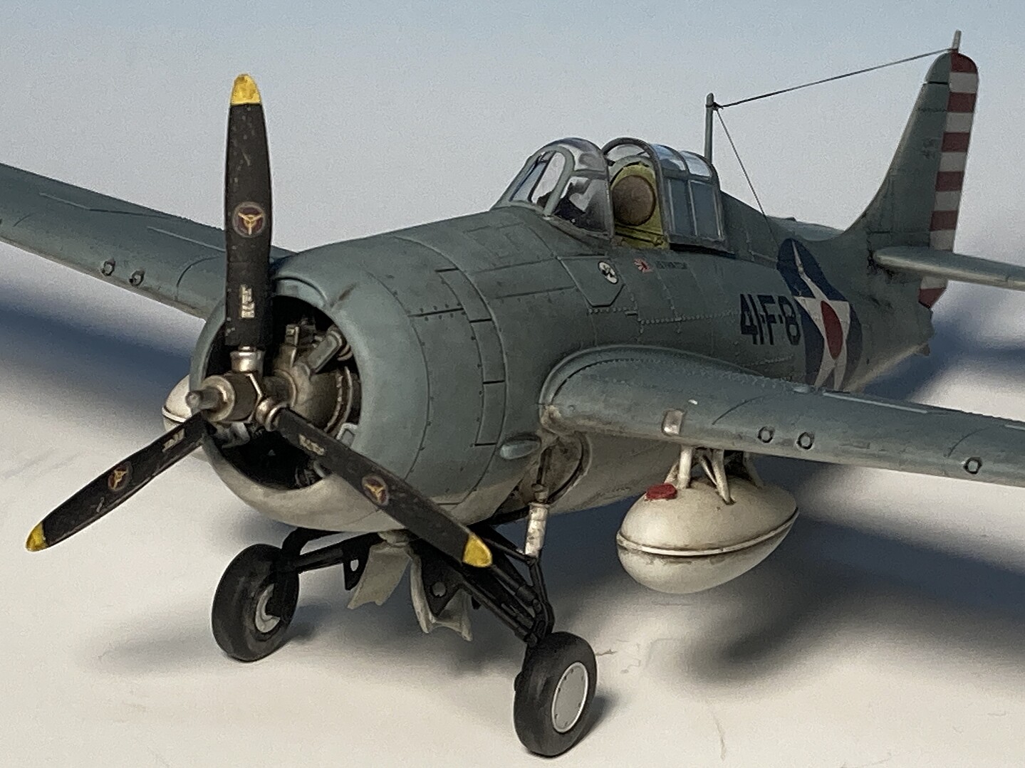 Grumman F4F-4 Wildcat Fighter Aircraft -- Plastic Model Airplane Kit -- 1/48 Scale -- #61034 ...