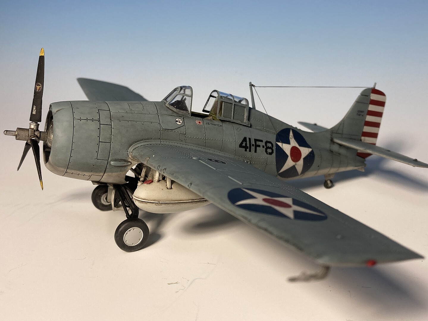 Grumman F4F-4 Wildcat Fighter Aircraft -- Plastic Model Airplane Kit -- 1/48 Scale -- #61034 ...