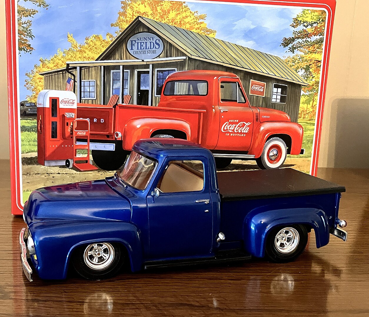 1953 Ford Pickup, Coca Cola 2T -- Plastic Model Truck Kit -- 1/25 Scale ...