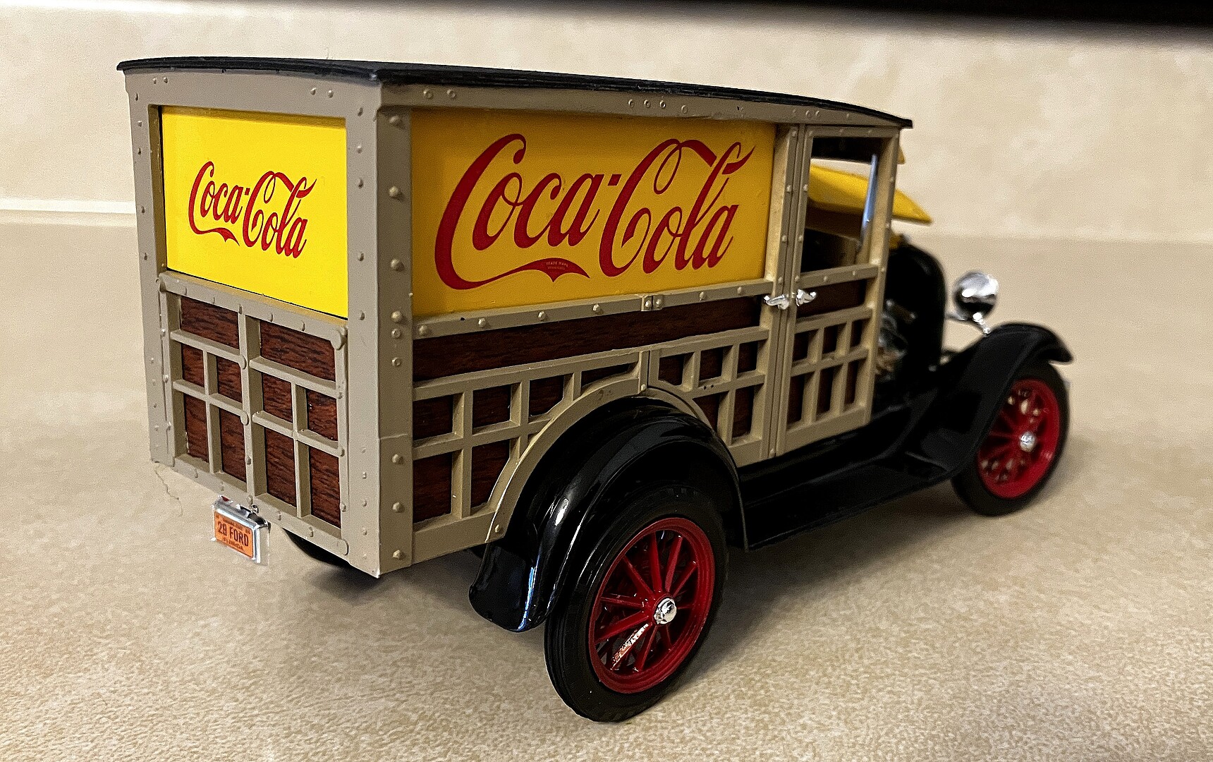 Coke 1929 Ford Woody Pickup Truck -- Plastic Model Truck Vehicle Kit ...