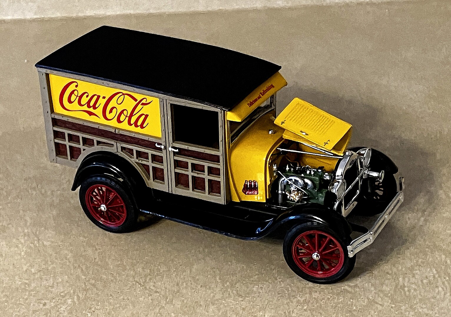 Coke 1929 Ford Woody Pickup Truck -- Plastic Model Truck Vehicle Kit ...