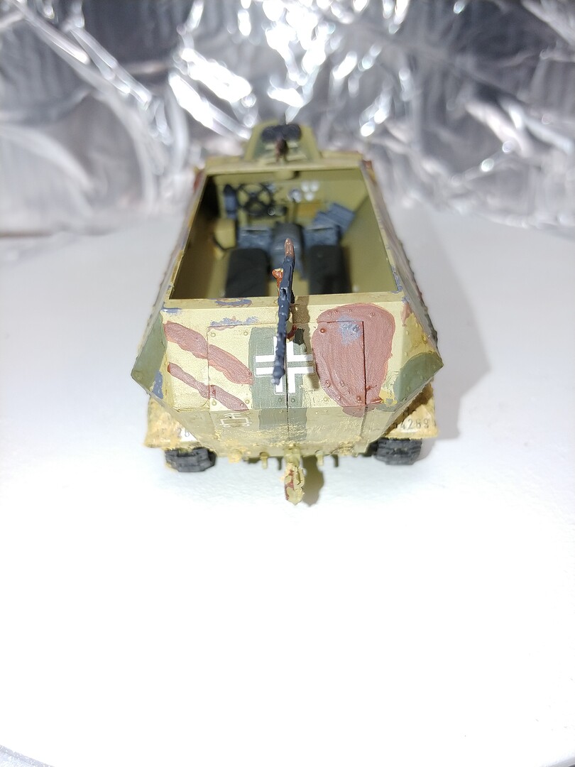 German Hanomag Sd.Kfz. 251/1 Halftrack -- Plastic Model Military ...