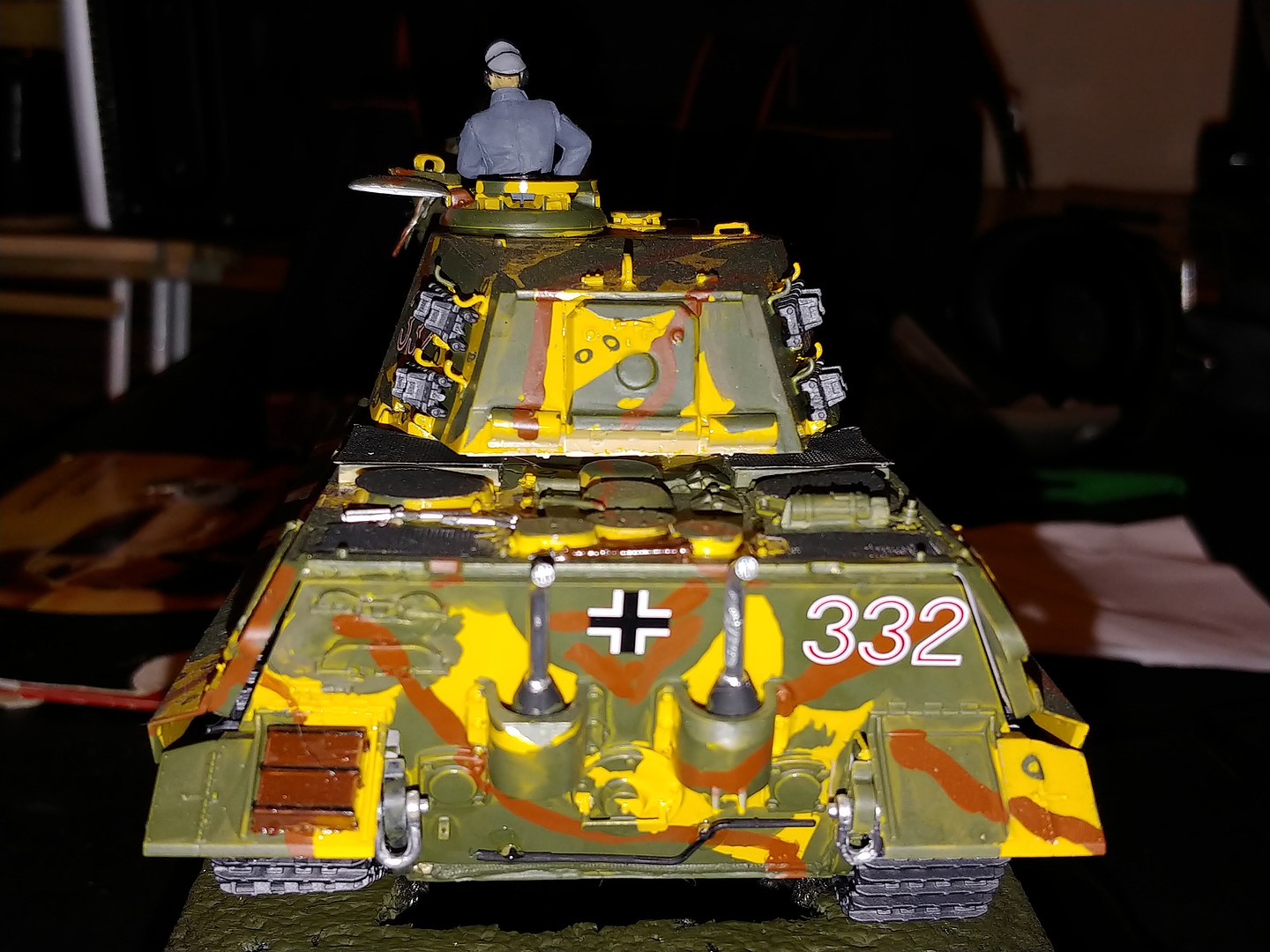 German King Tiger Last Production -- Plastic Model Military Vehicle Kit ...