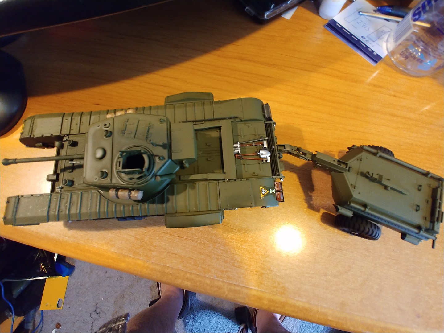 British Tank Churchill Mk VII Crocodile -- Plastic Model Military ...