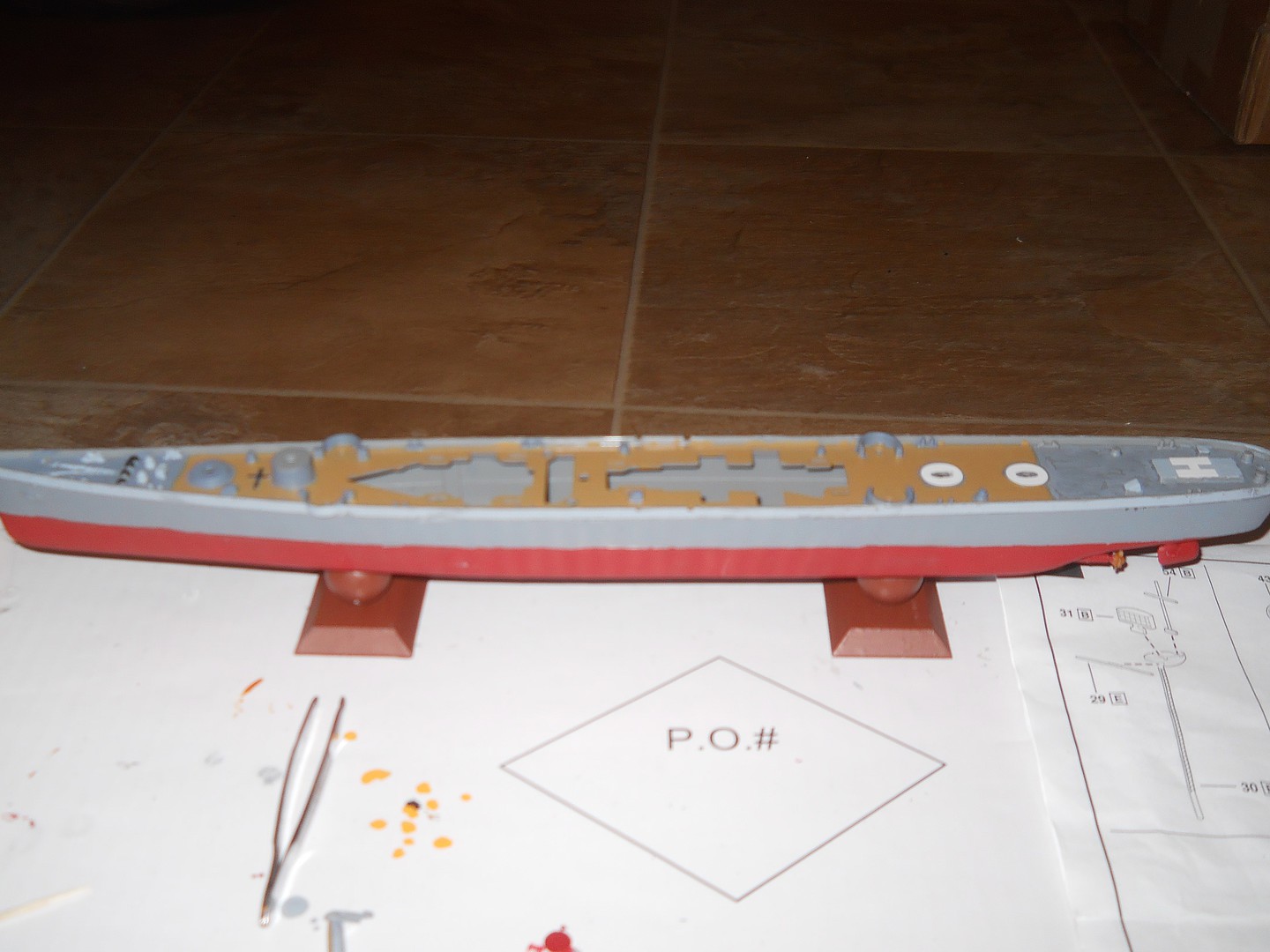 USS Springfield -- Plastic Model Military Ship Kit -- 1/500 Scale ...