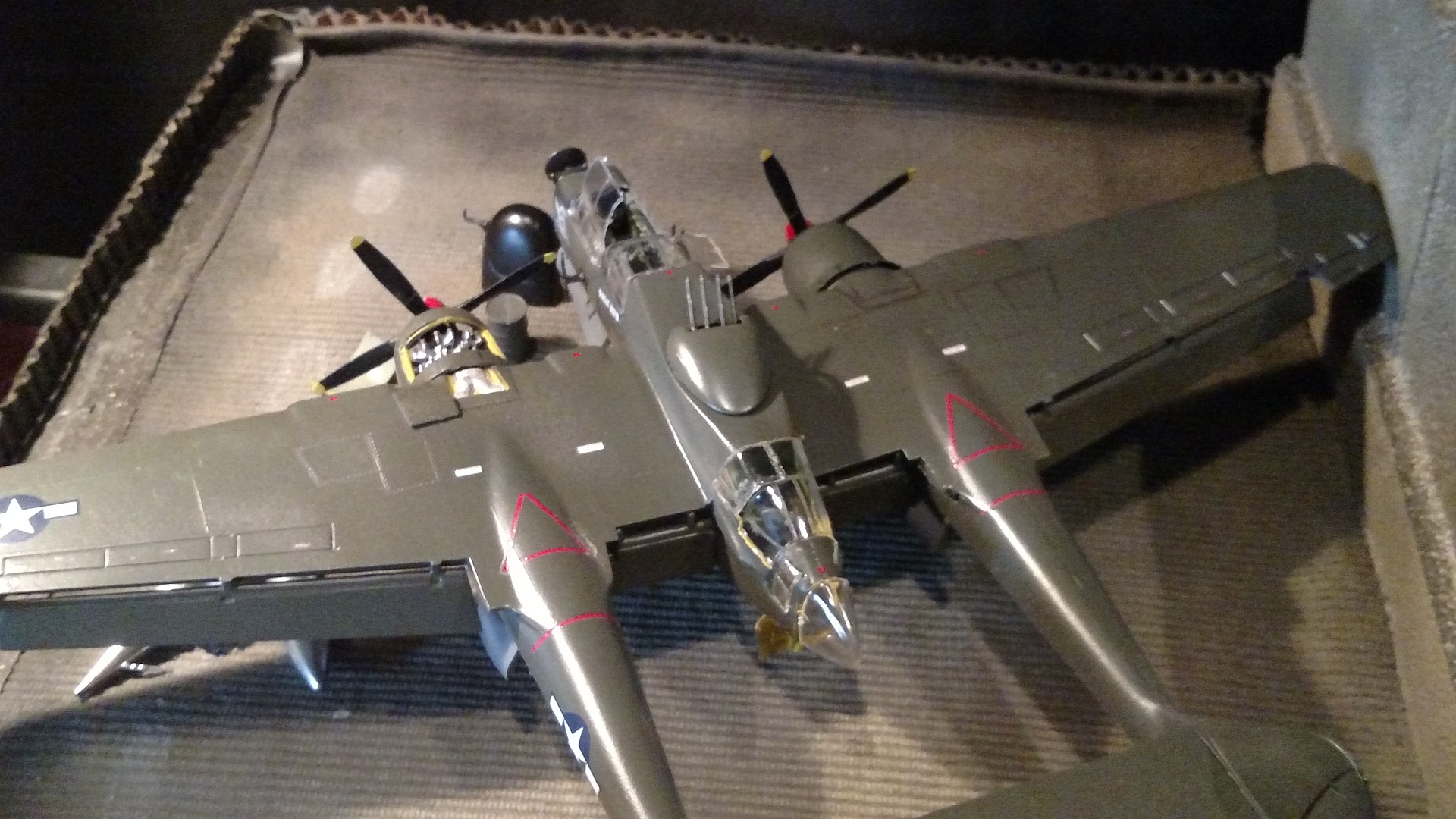 P-61 Black Widow -- Plastic Model Airplane Kit -- 1/48 Scale -- #857546 ...