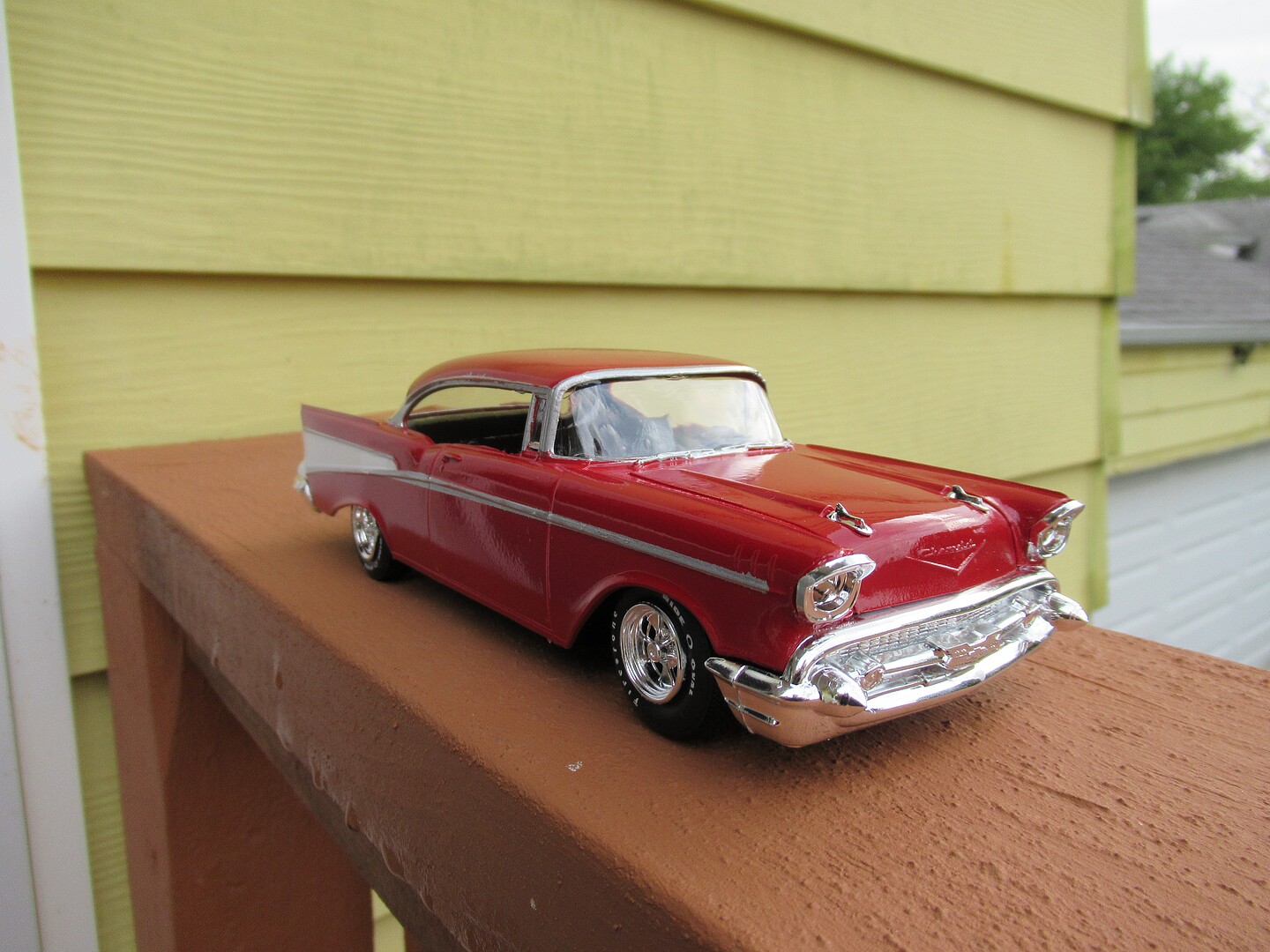 1957 Chevy Bel Air Pepper Shaker Race Car -- Plastic Model Car Vehicle ...