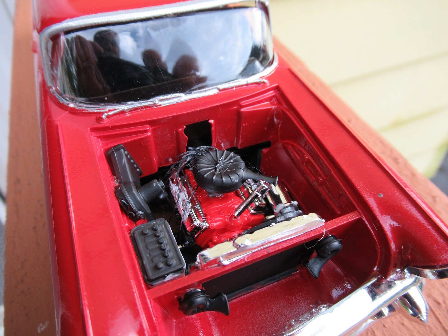 1957 Chevy Bel Air Pepper Shaker Race Car -- Plastic Model Car Vehicle ...