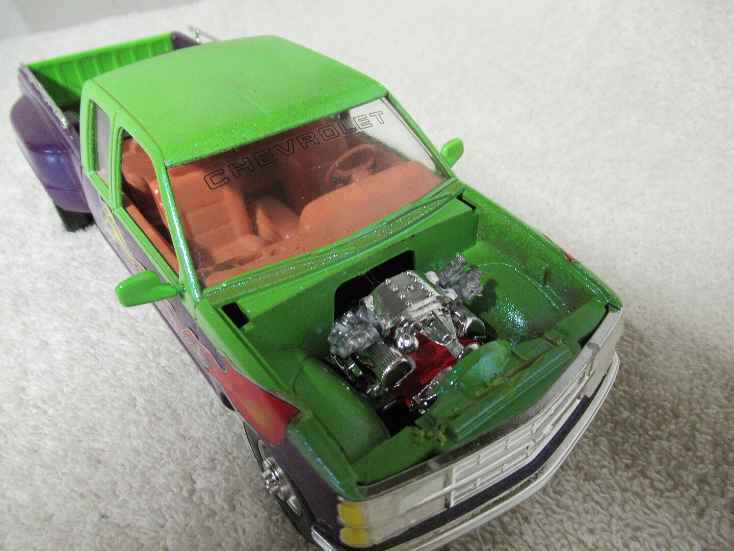 1996 Chevrolet C3500 Dually Pickup Truck -- Plastic Model Truck Kit ...