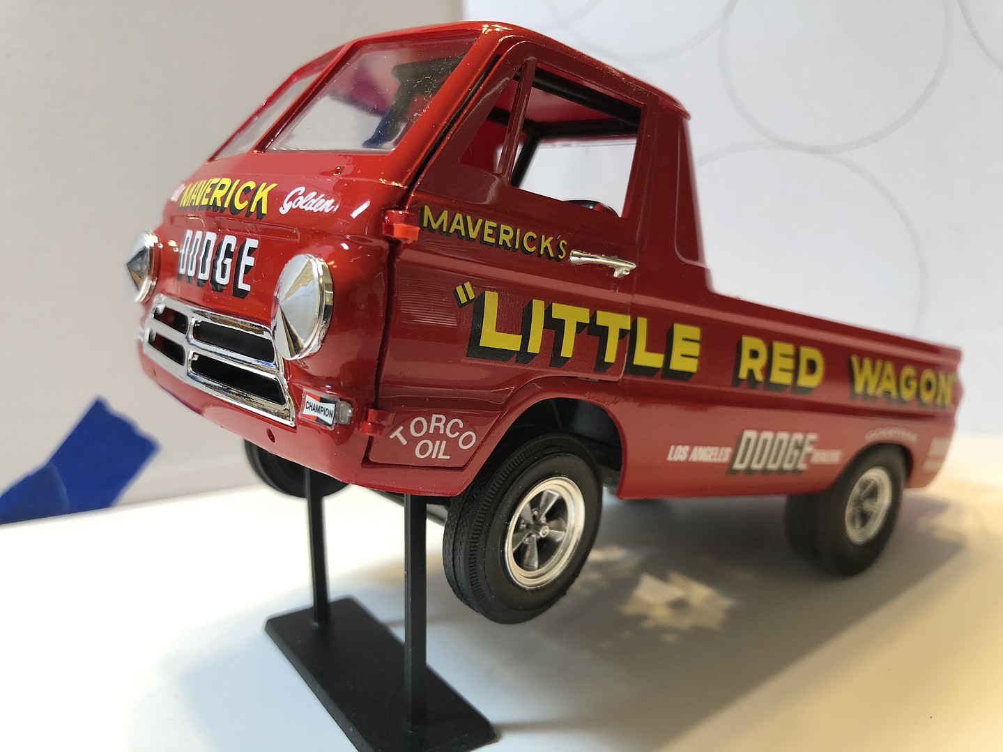 Little Red Wagon -- Plastic Model Truck Kit -- 1/25 Scale -- #hl115-12 ...