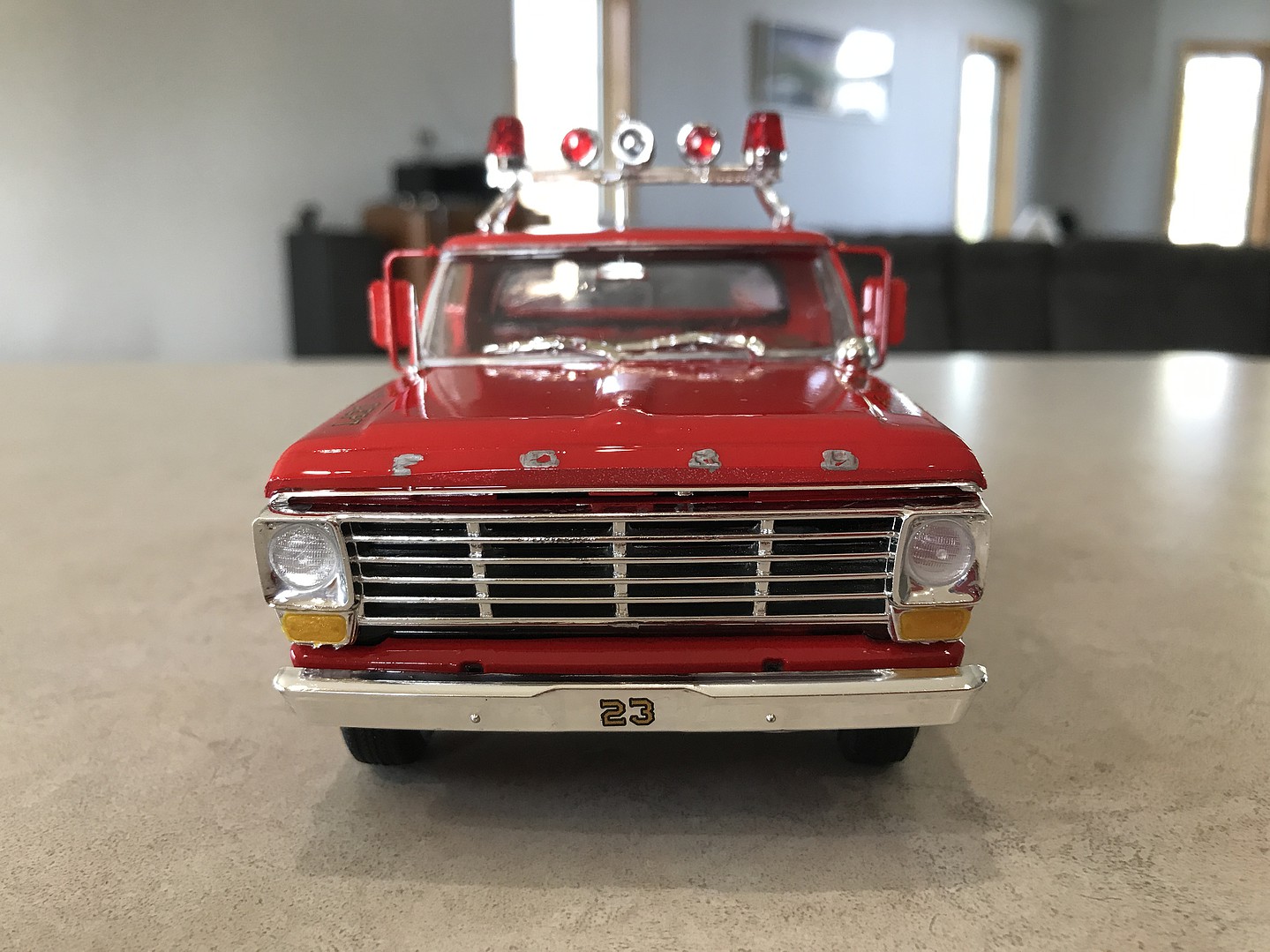 1967 Ford F100 Service Bed Pickup Truck -- Plastic Model Vehicle Kit ...