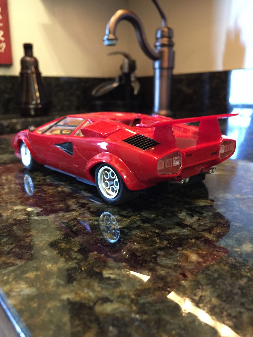 Lamborghini Countach LP500S Lambo -- Plastic Model Car Kit -- 1/24 ...