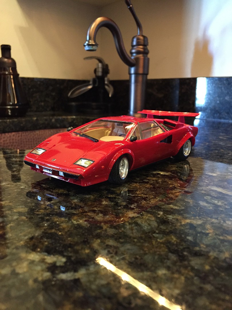 Lamborghini Countach LP500S Lambo -- Plastic Model Car Kit -- 1/24 ...