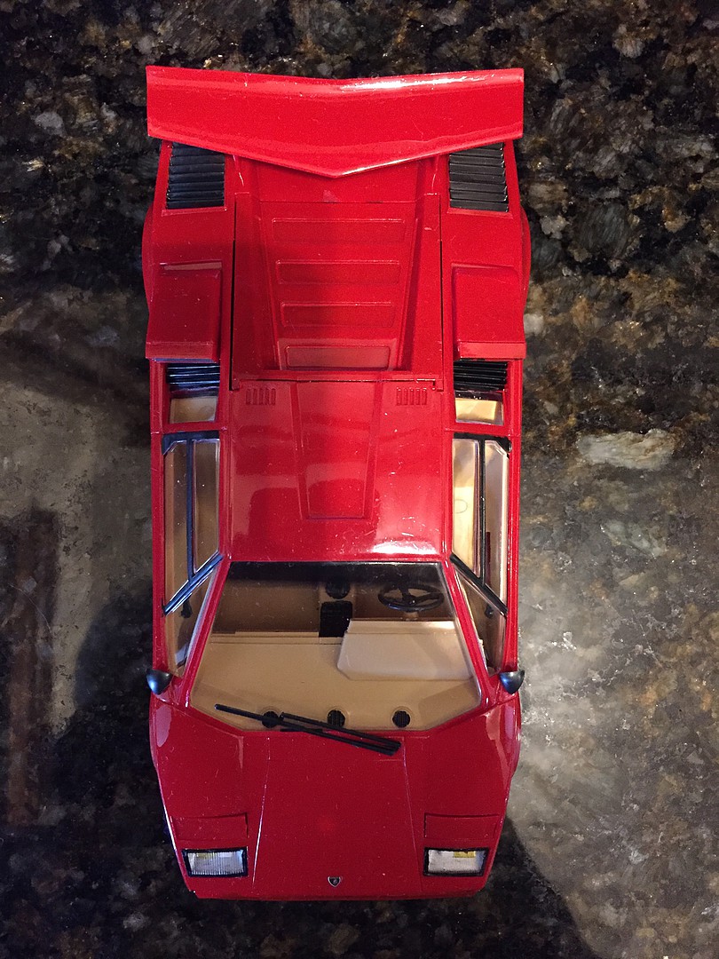 Lamborghini Countach LP500S Lambo -- Plastic Model Car Kit -- 1/24 ...