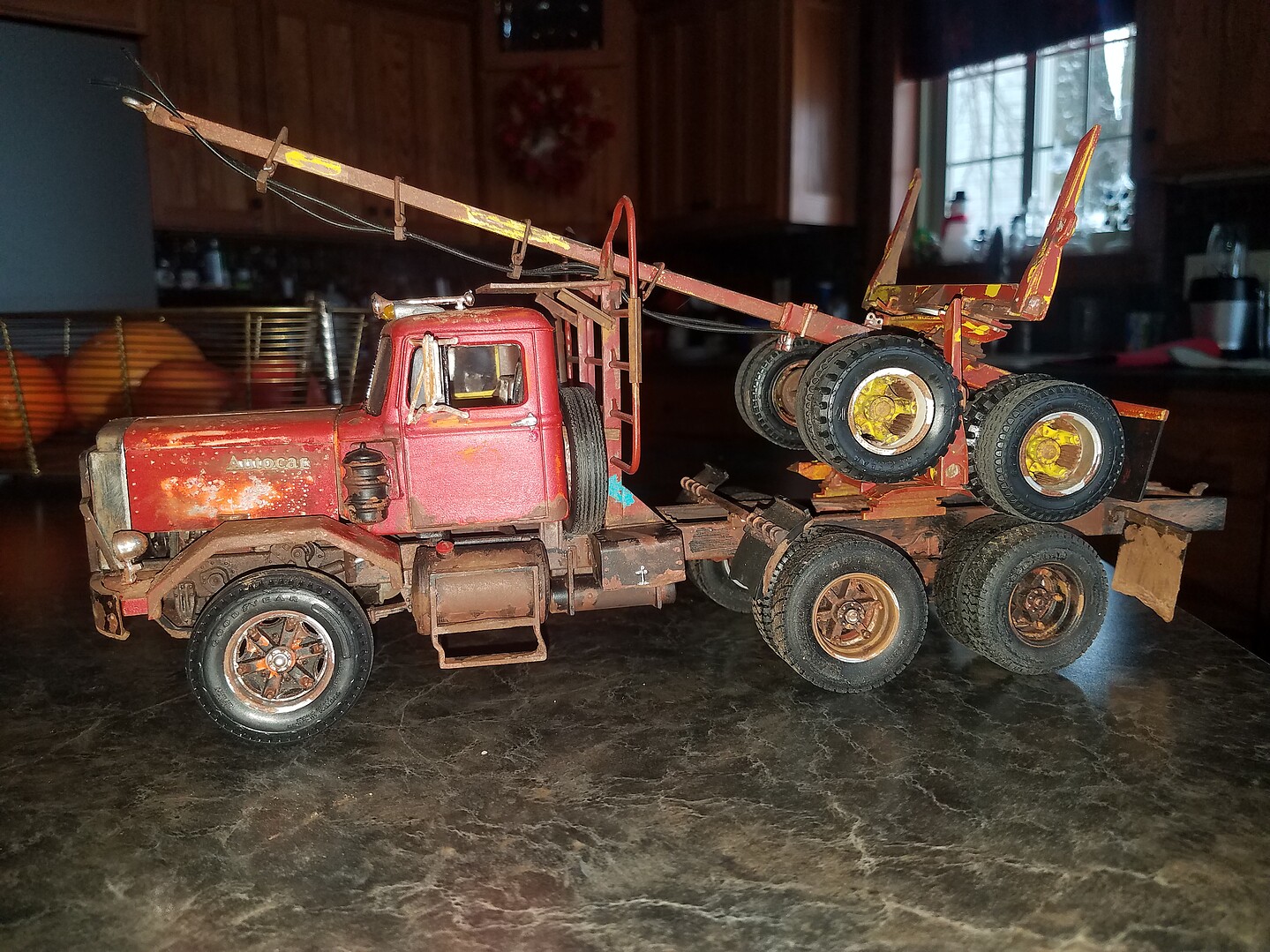 Autocar Dump Truck -- Plastic Model Truck Kit -- 1/25 Scale -- #1150 ...