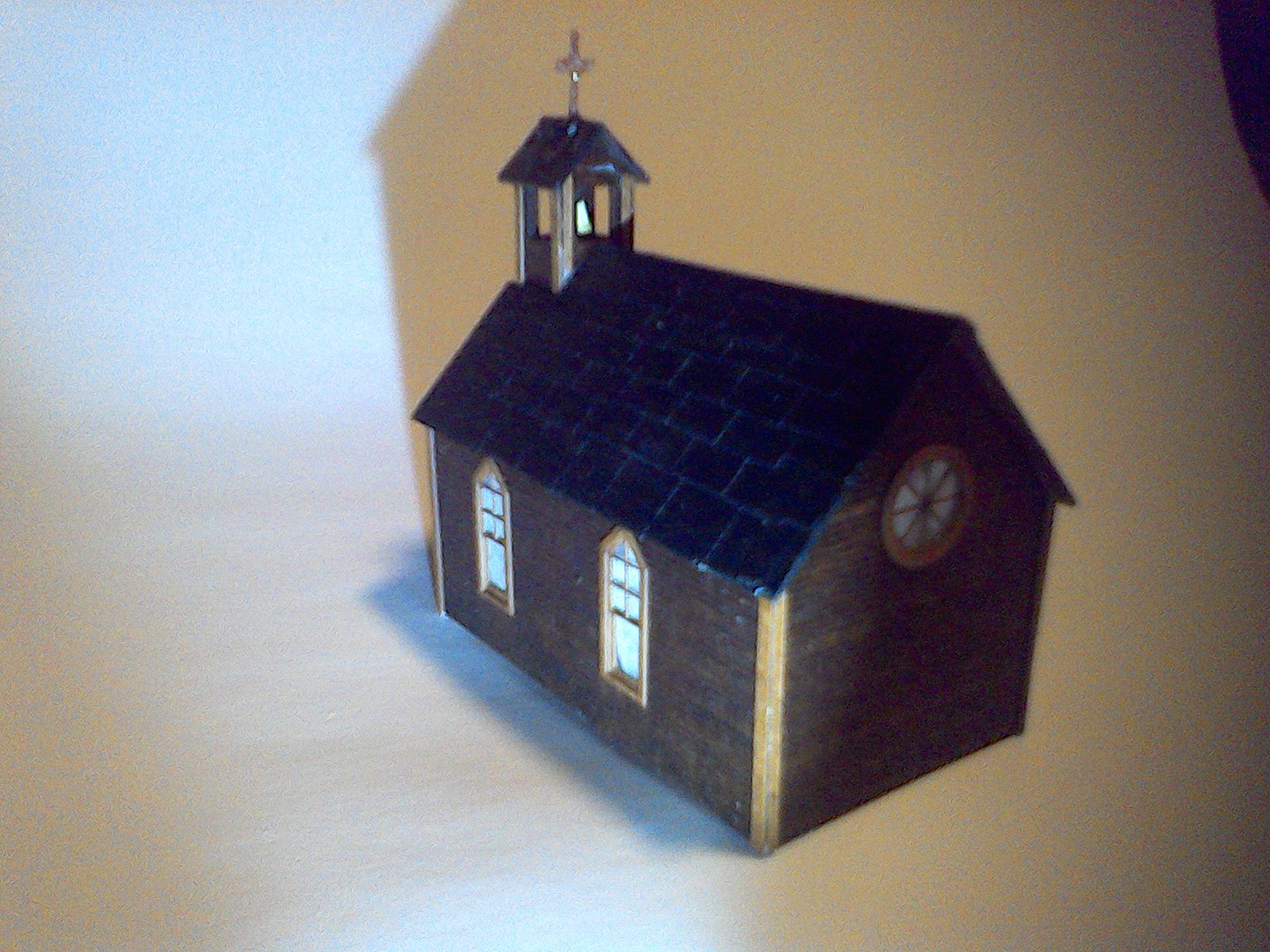 Crossroads Church Kit -- HO Scale Model Railroad Building -- #791 ...