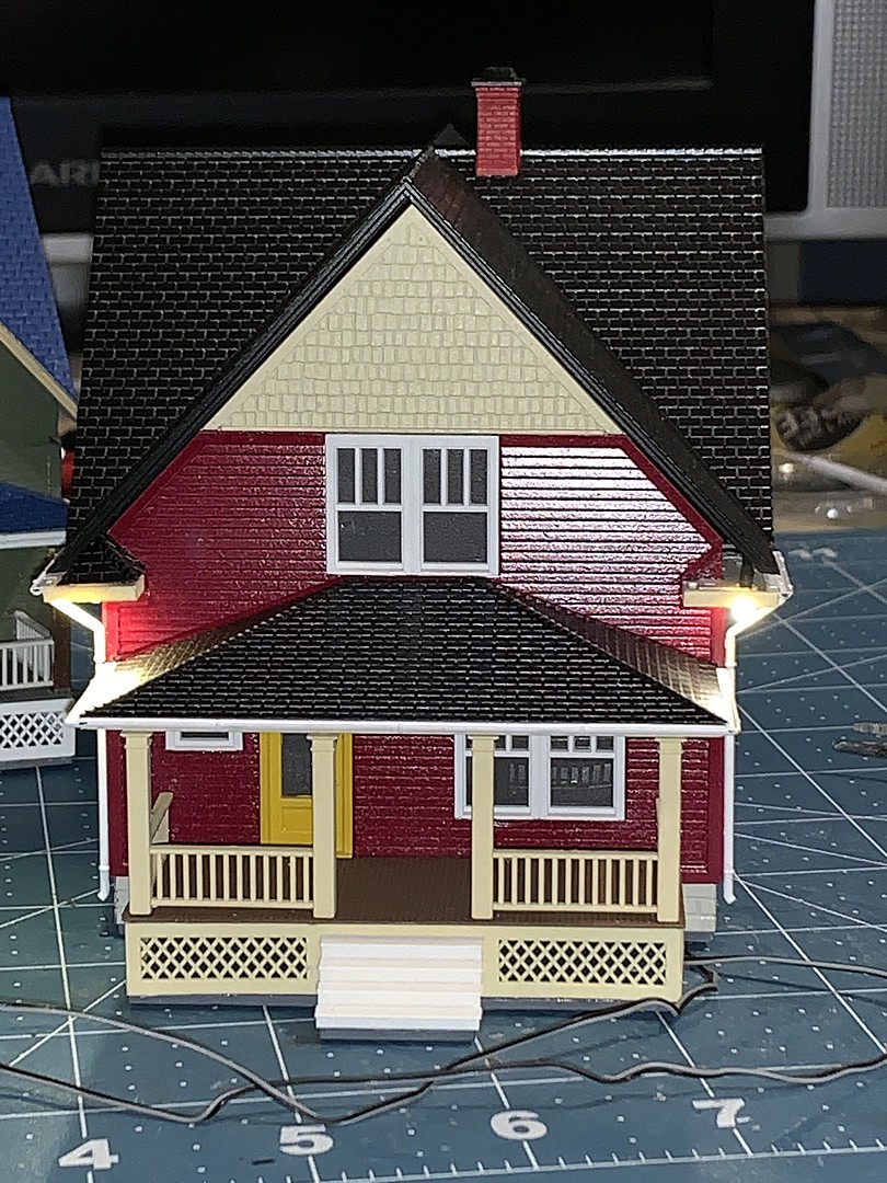 Kim's Classic American Home Kit -- HO Scale Model Railroad Building ...