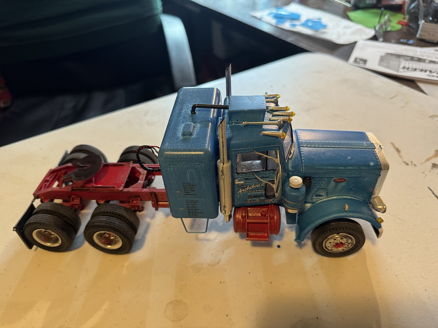 Gallery Pictures AMT Peterbilt 359 California Hauler Cab w/Sleeper ...