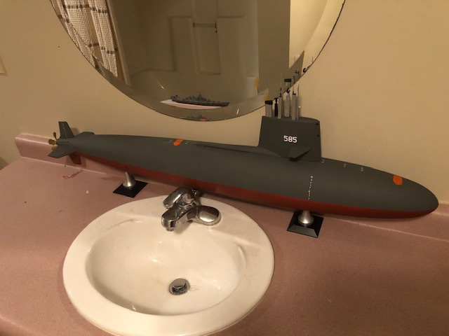 USS Skipjack -- Plastic Model Military Ship Kit -- 1/72 Scale -- #1400 ...