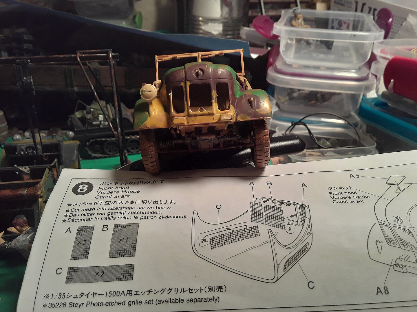 German Steyr 1500A -- Plastic Model Military Vehicle Kit -- 1/35 Scale ...
