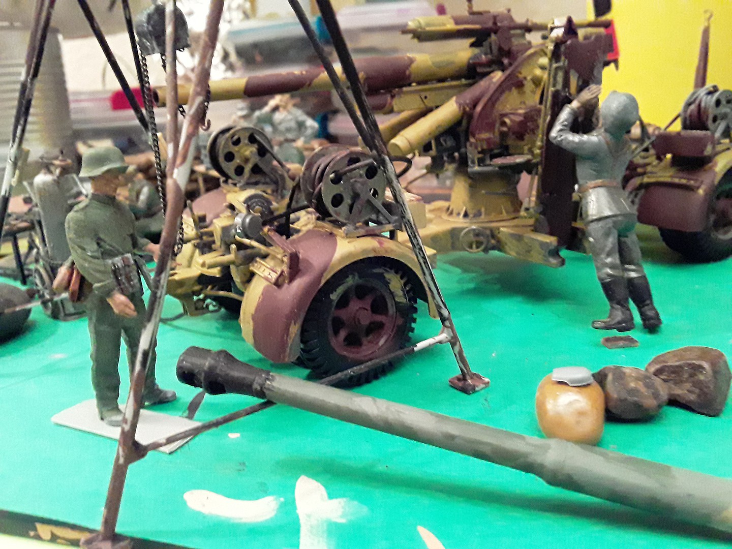 German 88mm Gun Flak 36/37 -- Plastic Model Military Diorama Kit -- 1/ ...