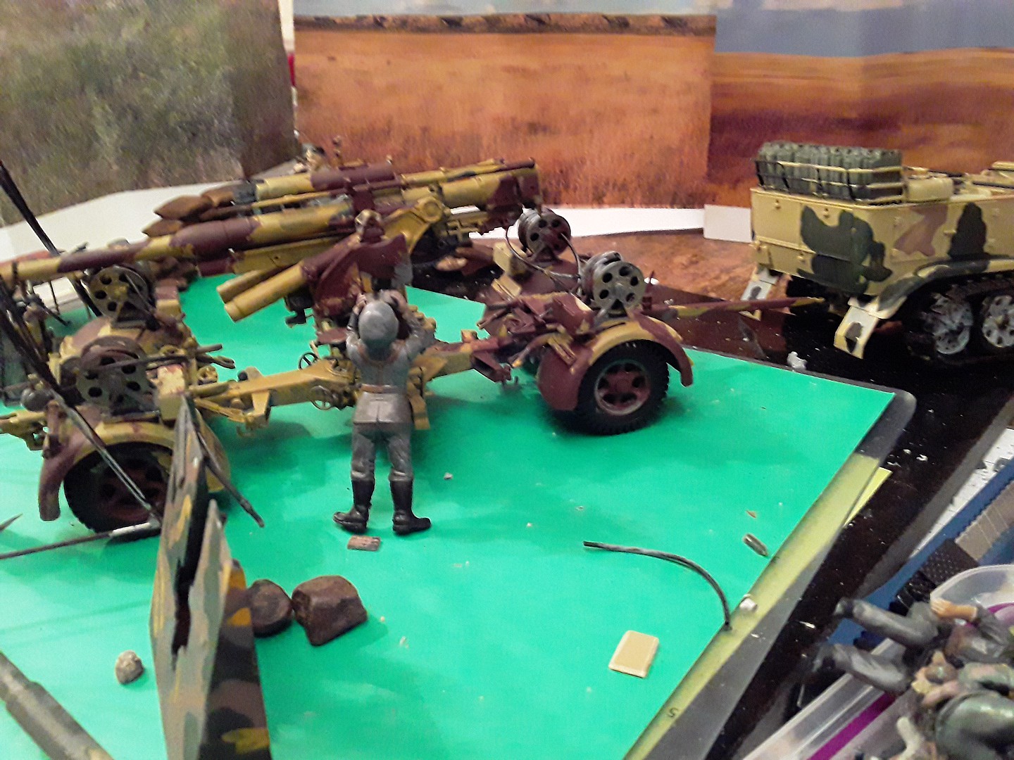 German 88mm Gun Flak 36/37 -- Plastic Model Military Diorama Kit -- 1/ ...