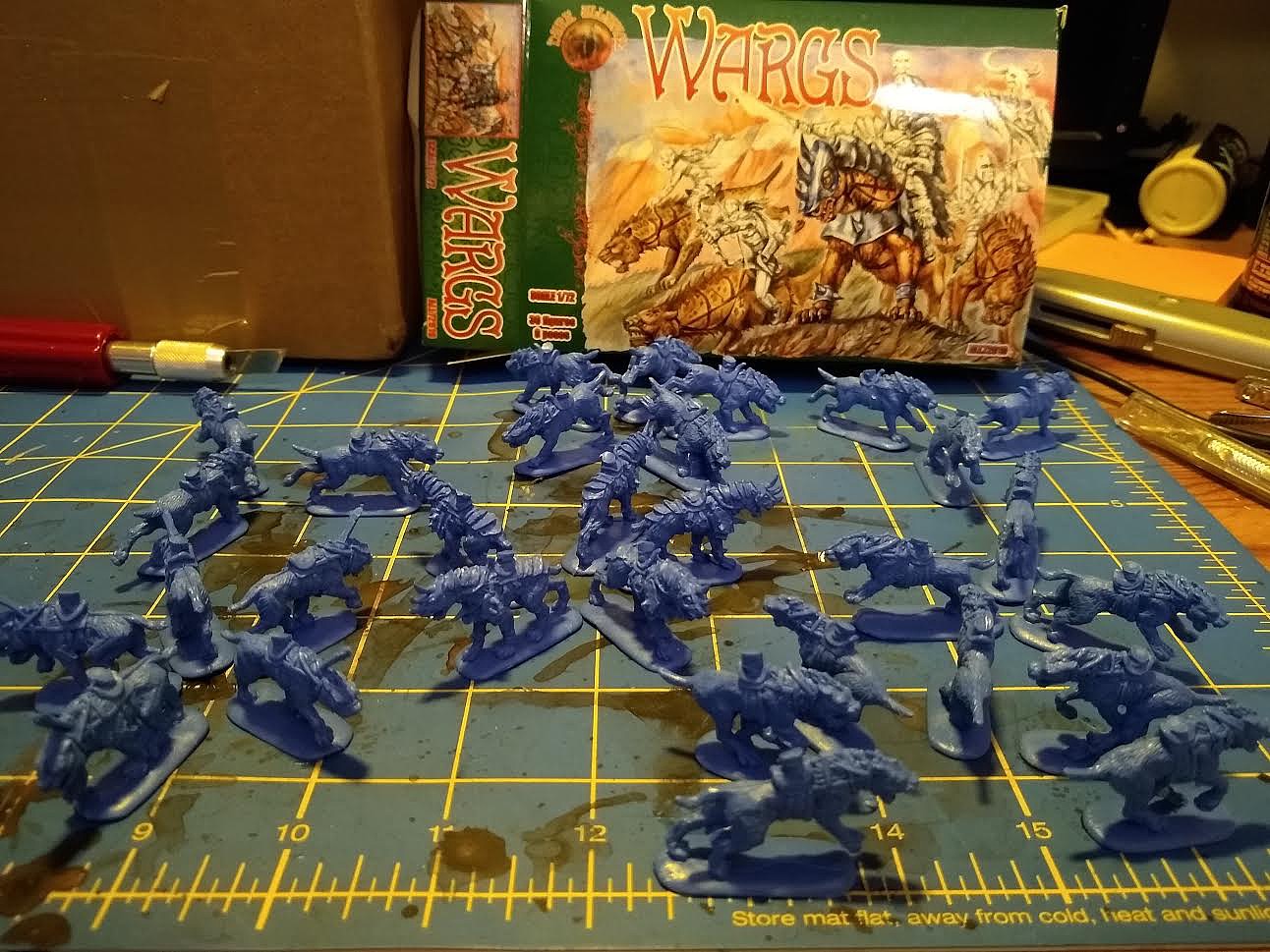 Gallery Pictures Alliance Wargs Figures Plastic Model Fantasy Figure 1/ ...