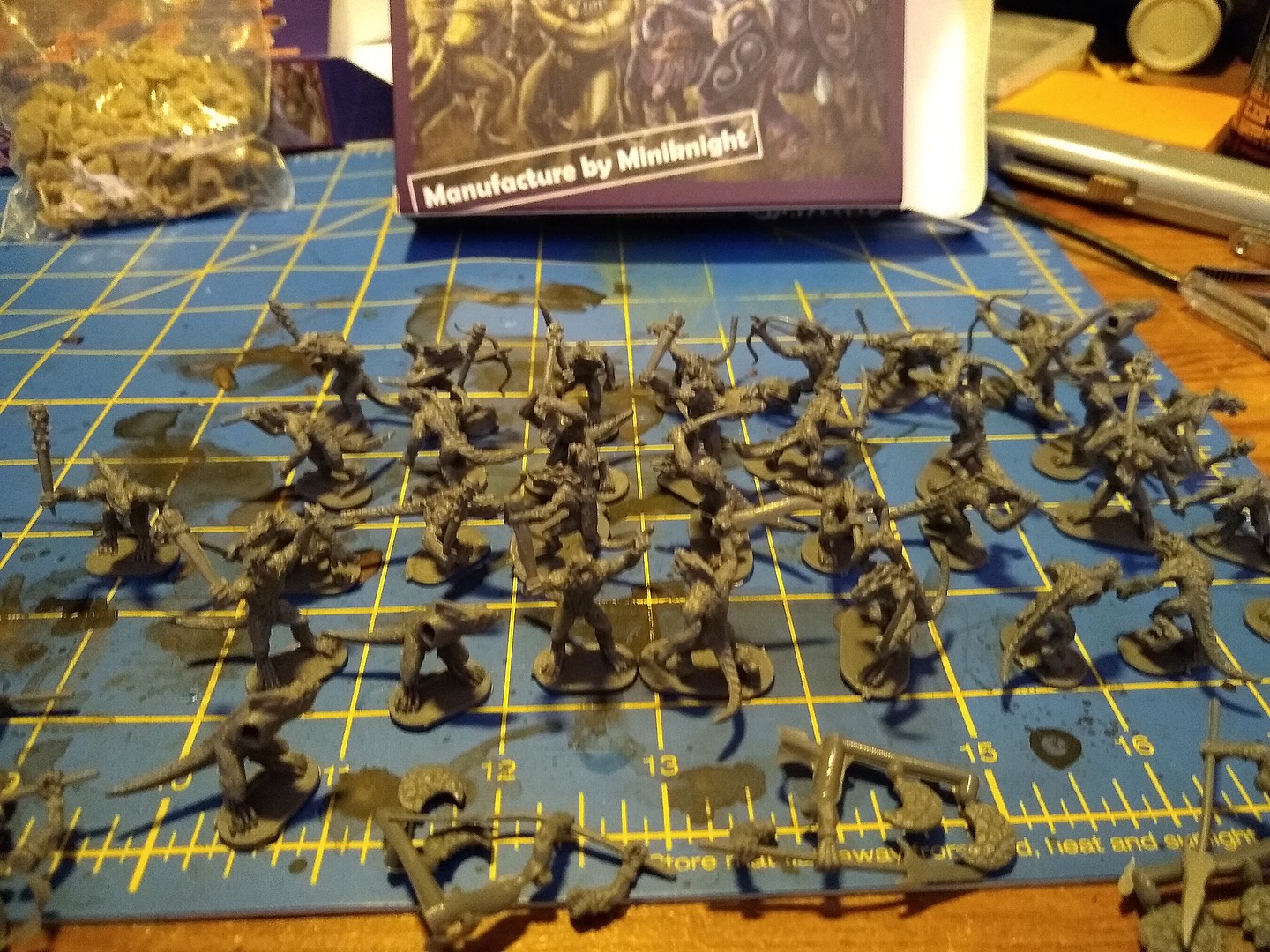 Caesar Lizardmen Warriors -- Plastic Model Fantasy Figure -- 1/72 Scale ...