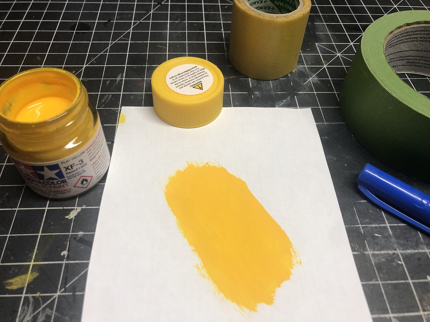 Gallery Pictures Tamiya Acrylic XF3 Flat Yellow 3/4 oz Hobby and Model ...
