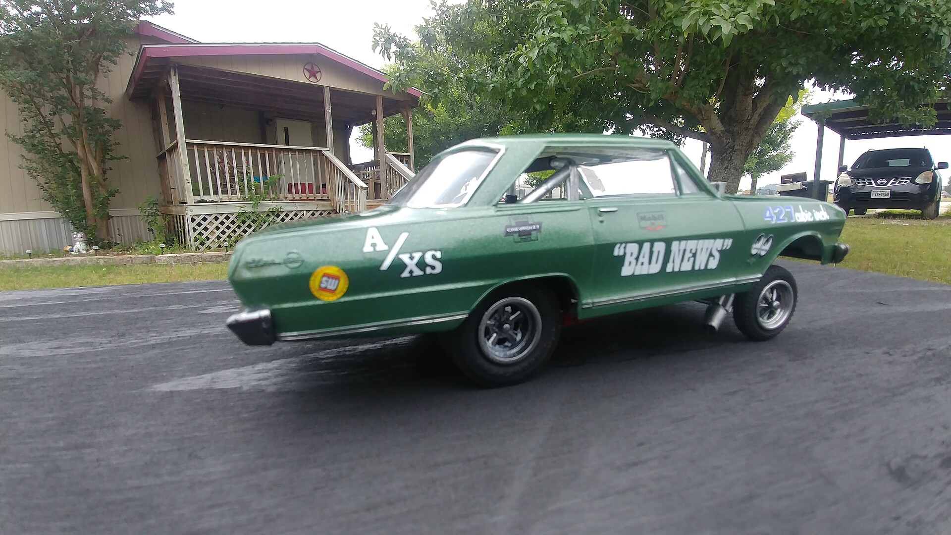 1965 Chevy II Nova AWB Twister Funny Car -- Plastic Model Car Vehicle ...