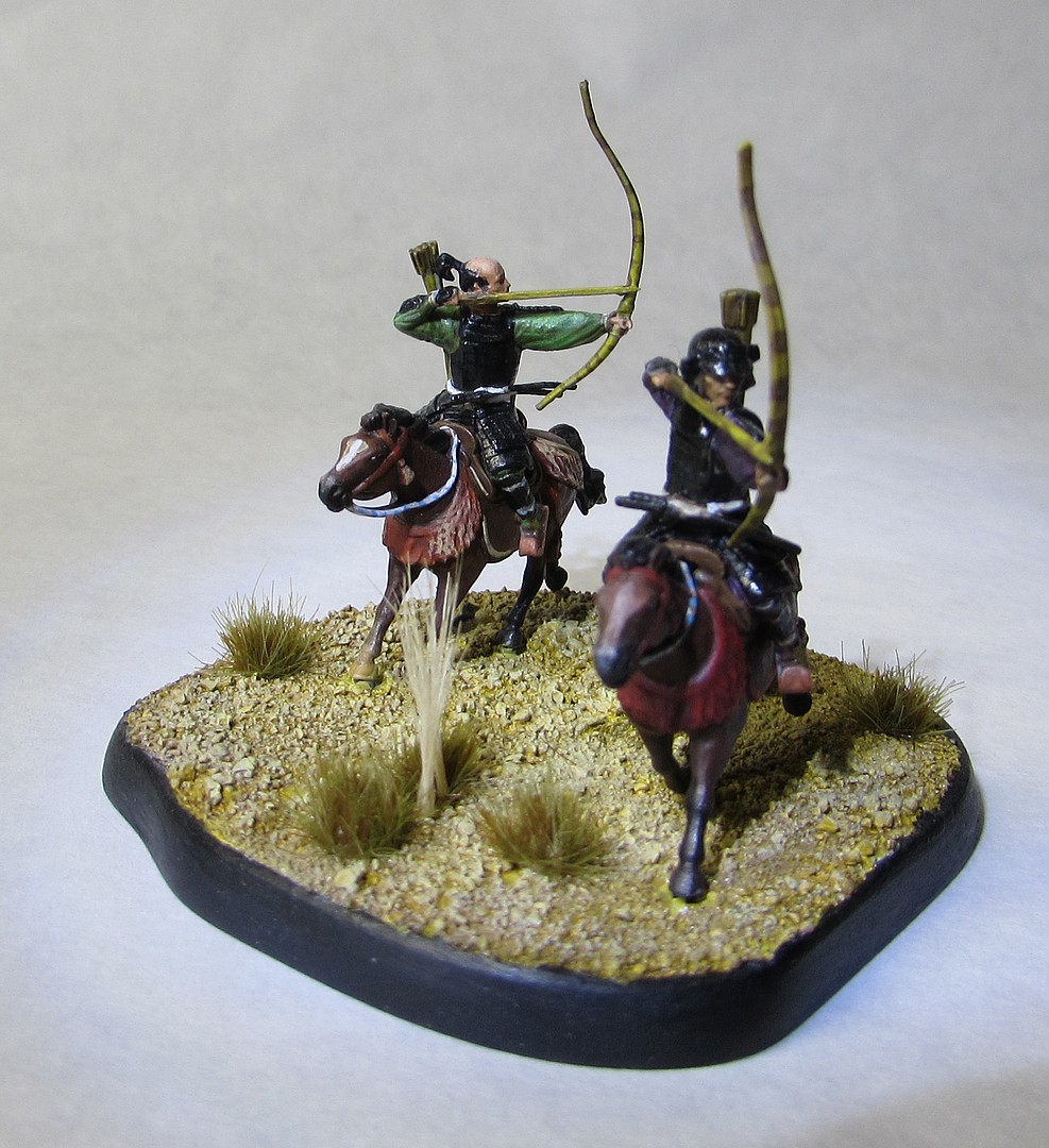 Mounted Samurai Archers -- Plastic Model Military Figure -- 1/72 Scale ...